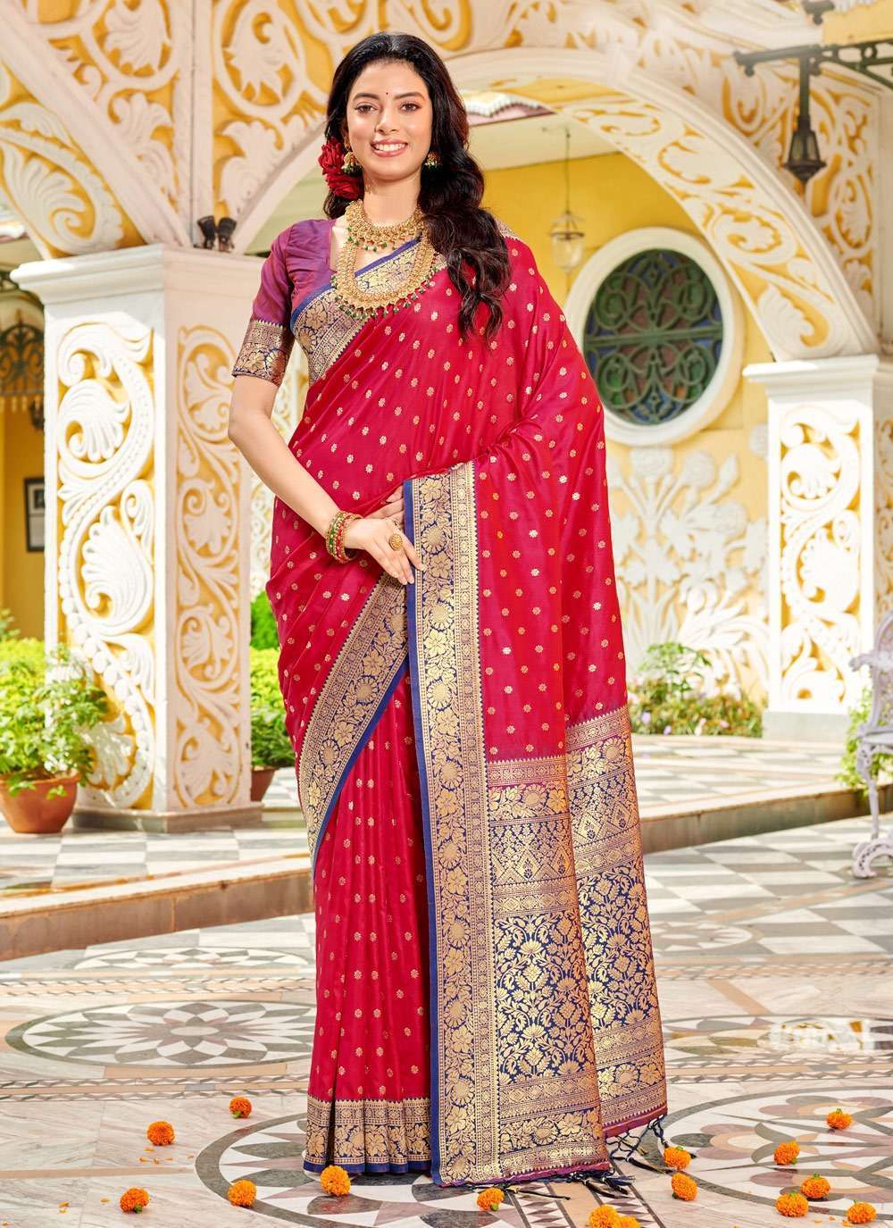 BUNAWAT RUDALI Banarasi Silk Saree