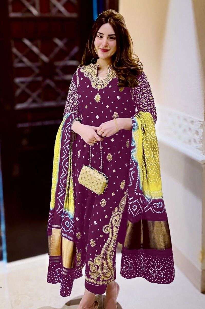 Anamsa 427 A To D Hit Colors Pakistani casual suits in Bangalore