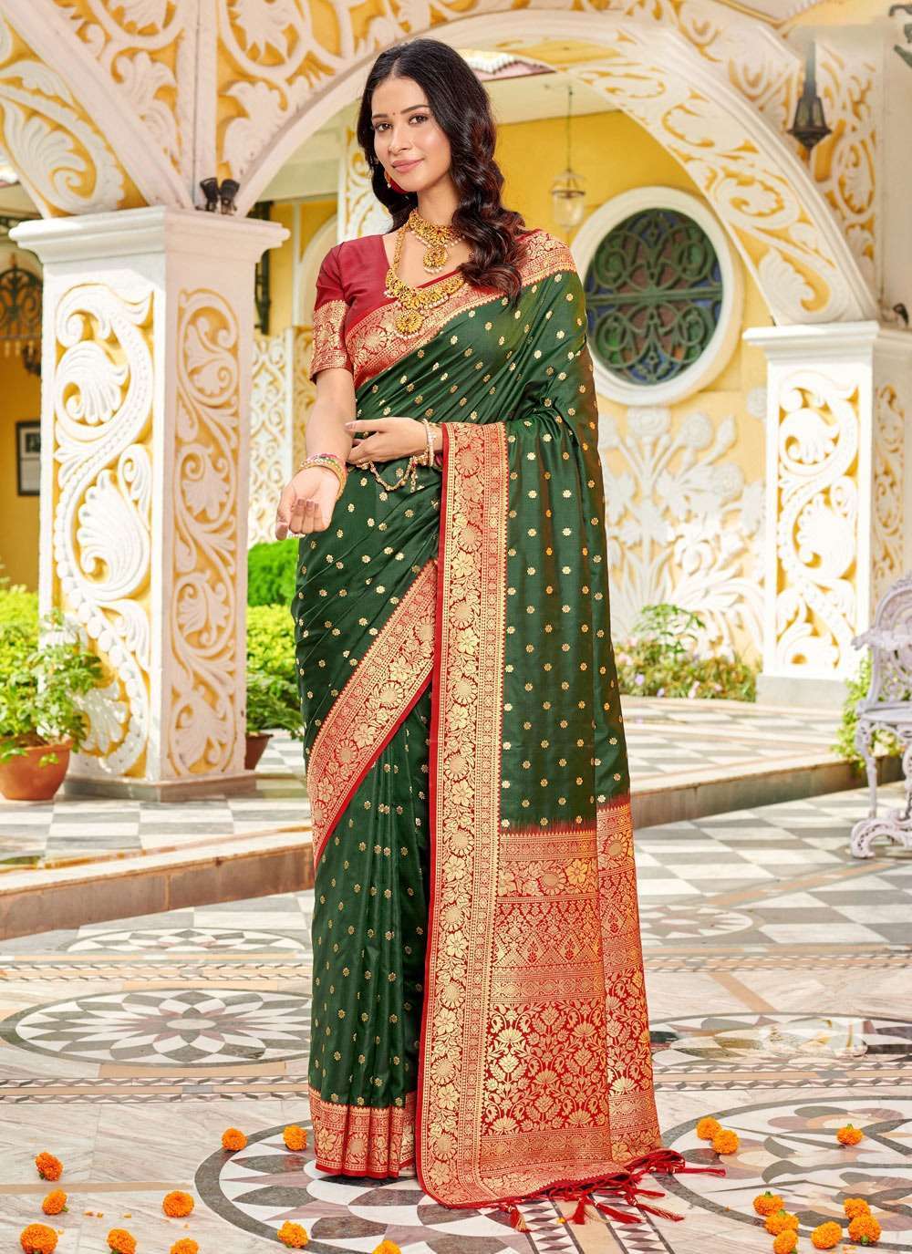 BUNAWAT RUDALI Banarasi Silk Saree