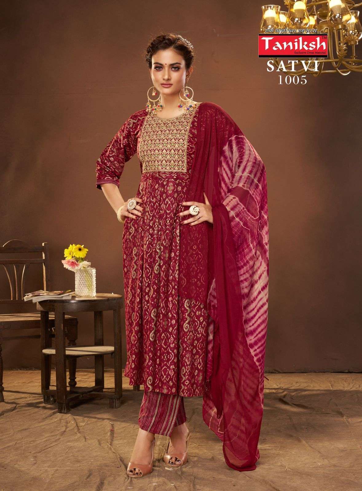 Taniksh Satvi Vol - 1 Naira Cut Kurti Wholesale SURAT