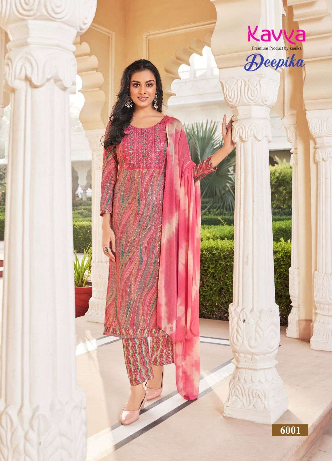 Kavya Deepika Vol 6 Embroidery Readymade Dress Material Wholesale ...
