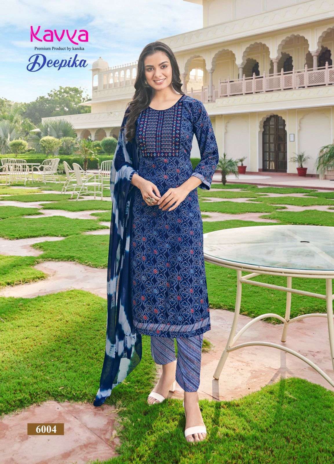 Kavya Deepika Vol 6 Embroidery Readymade Dress Material Wholesale ...