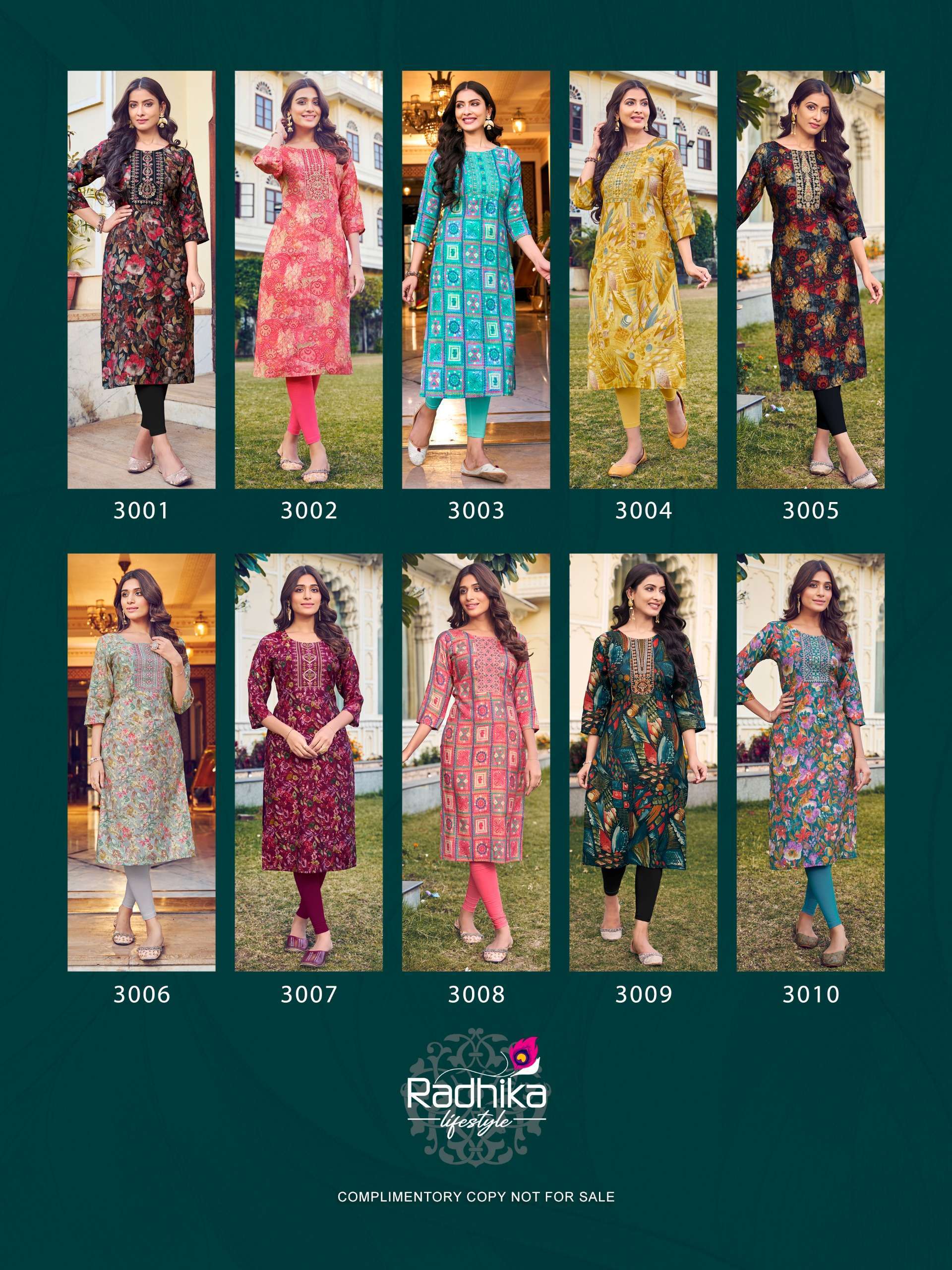 RADHIKA Lifestyle CHARMING Vol 3 Surat wholesale clothing