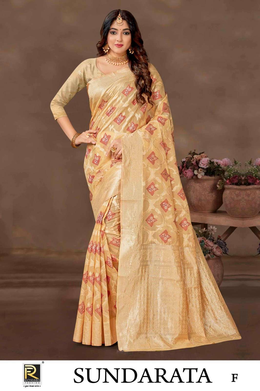 Ronisha Sundarata Banarasi Silk Indian sarees