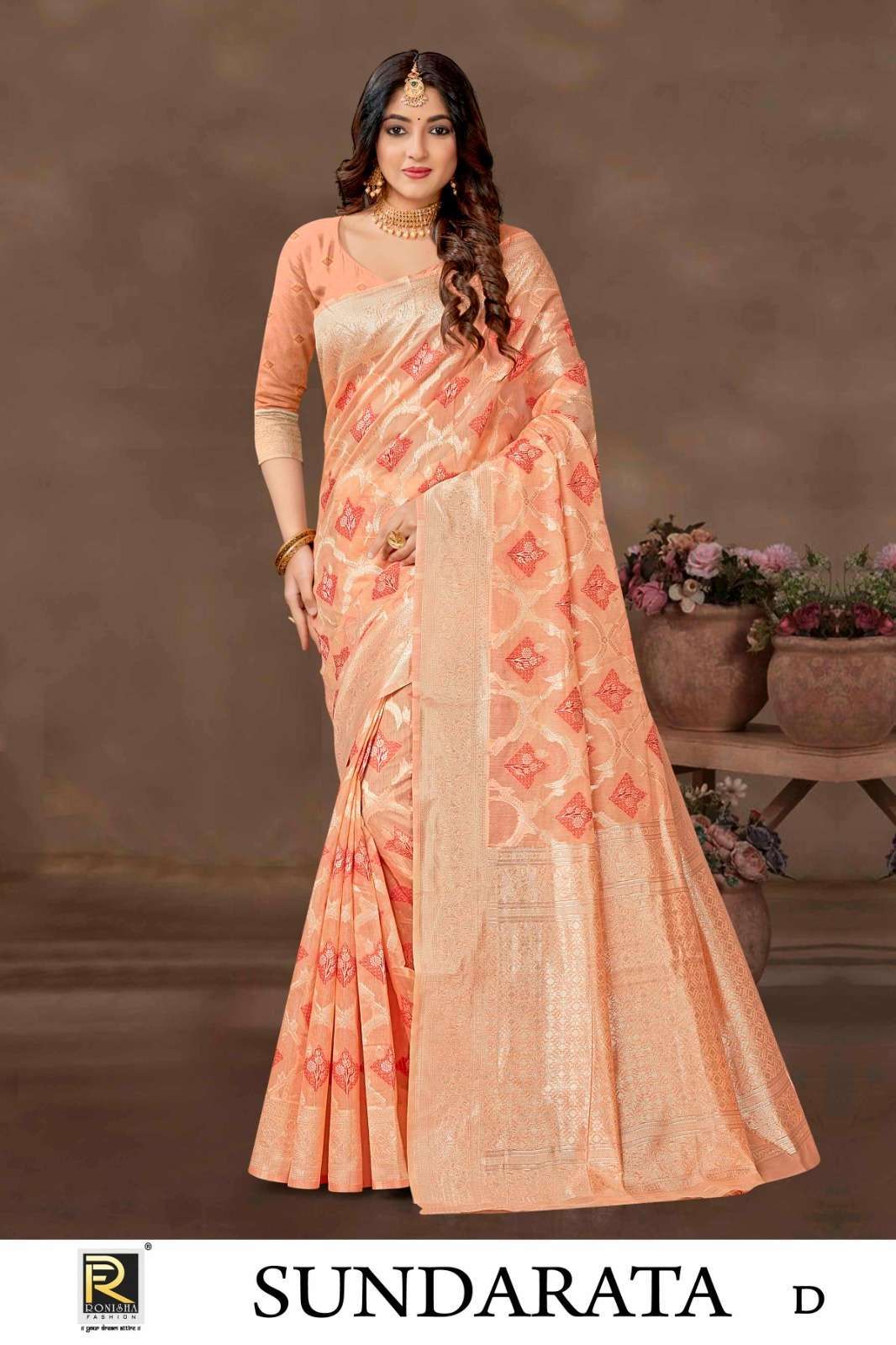 Ronisha Sundarata Banarasi Silk Indian sarees