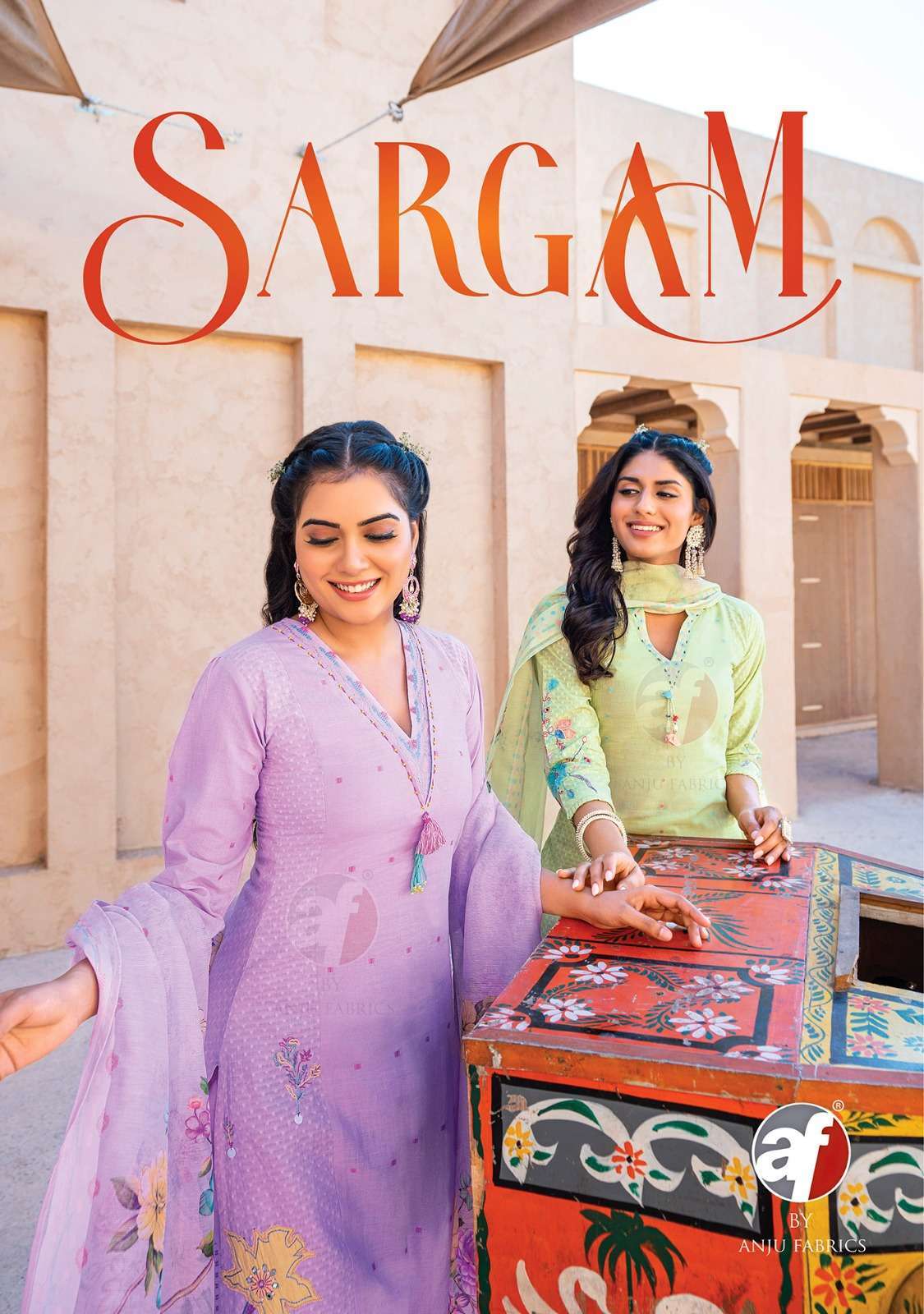 Anju Fabrics Sargam Long Kurtis in Hyderabad