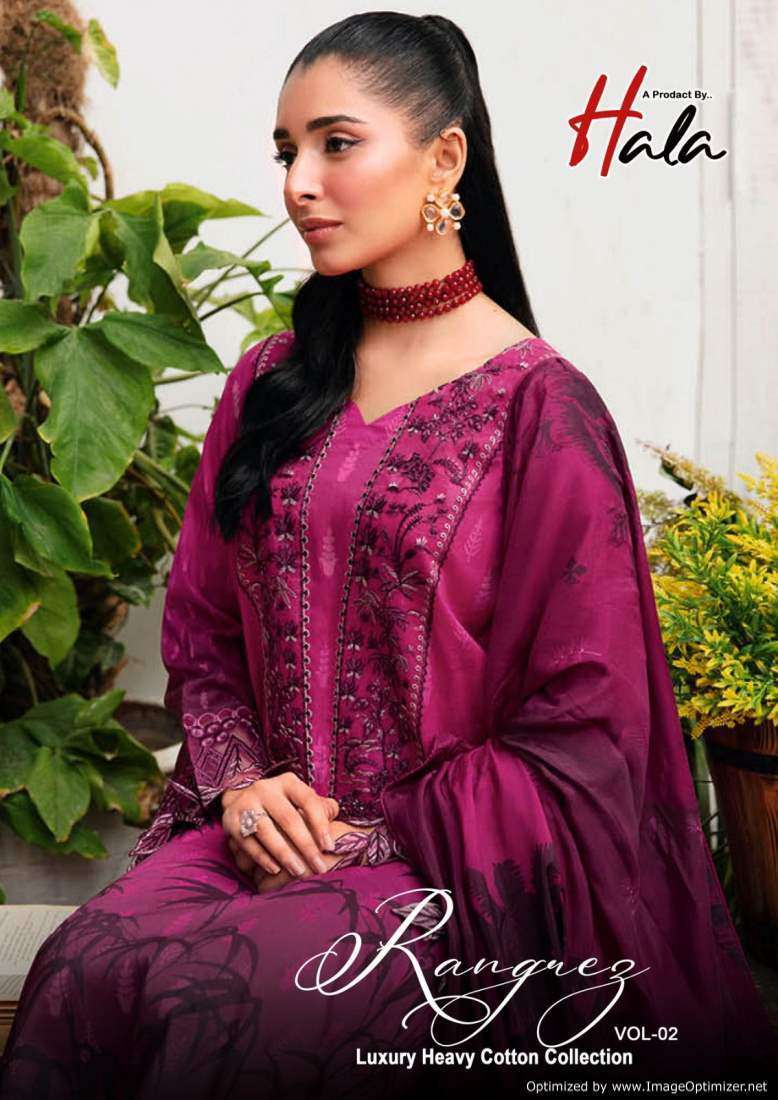 Hala Rangrez Vol-2 Dress material manufacturers in Ahmedabad