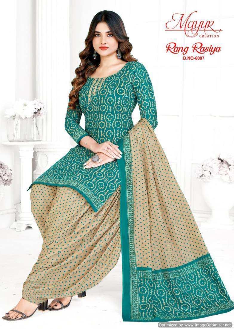 Mayur Rang Rasia Vol-6 Dress material wholesale shops