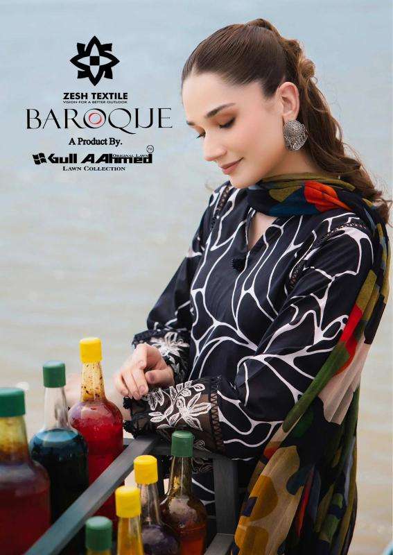 Zesh Baroque Vol-01 Fancy dress materials wholesale market in Hyderabad