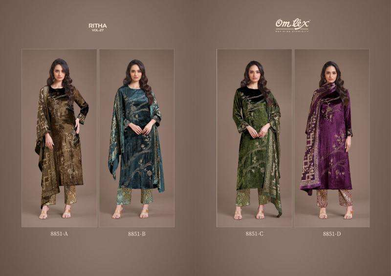 Omtex ritha vol 27 Wholesale unstitched dress materials online